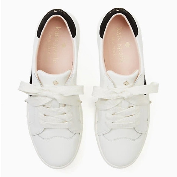 kate spade | Shoes | Kate Spade Signature Fez Court Leather Lowtop ...